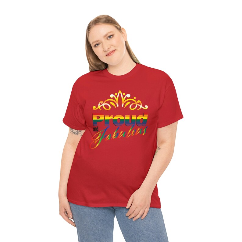 Proud and Fabulous - LGBTQIA+ Pride T-shirt - Etsy