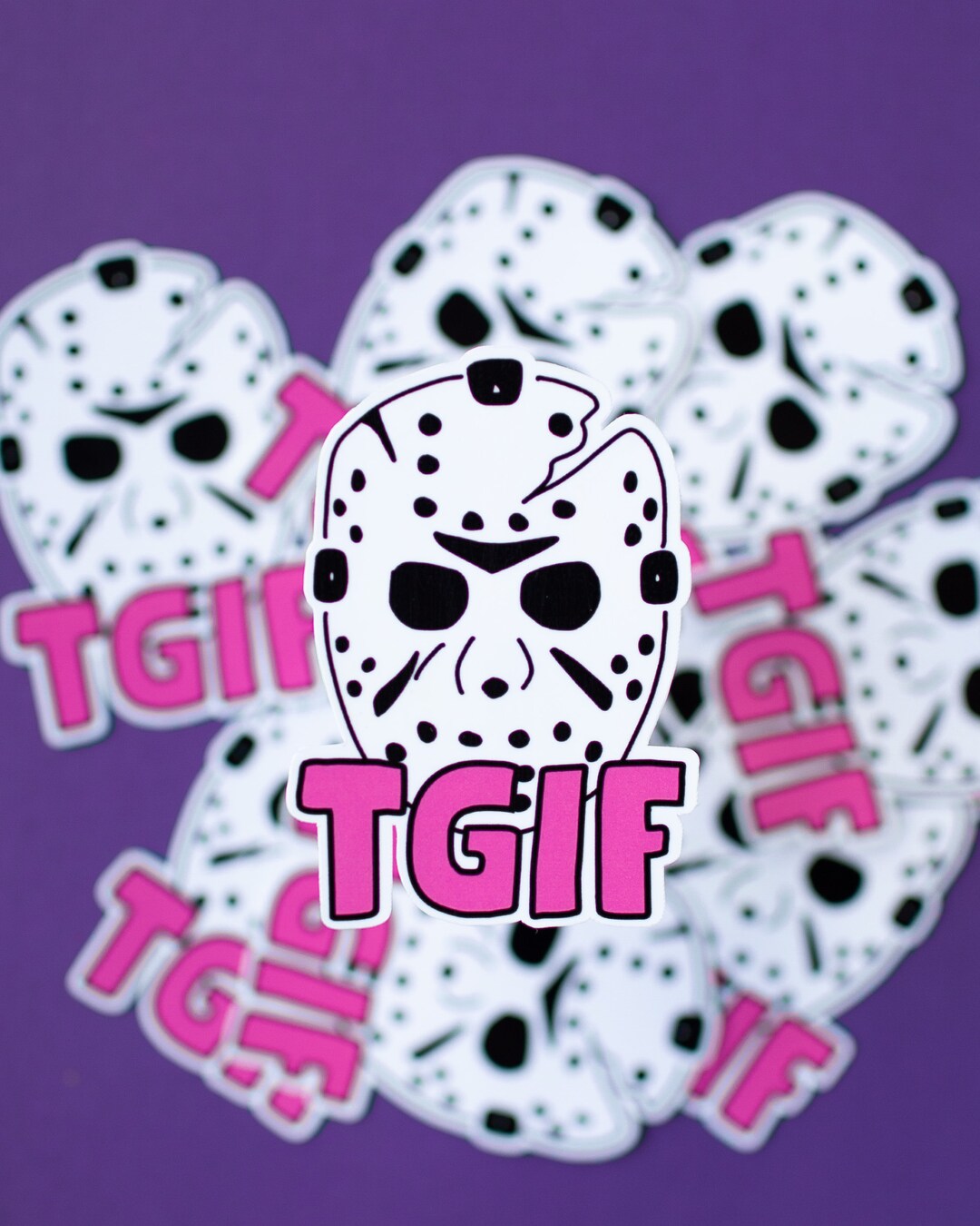 Jason Friday the 13th Sticker Waterproof Sticker for Laptop, Phone, Etc ...