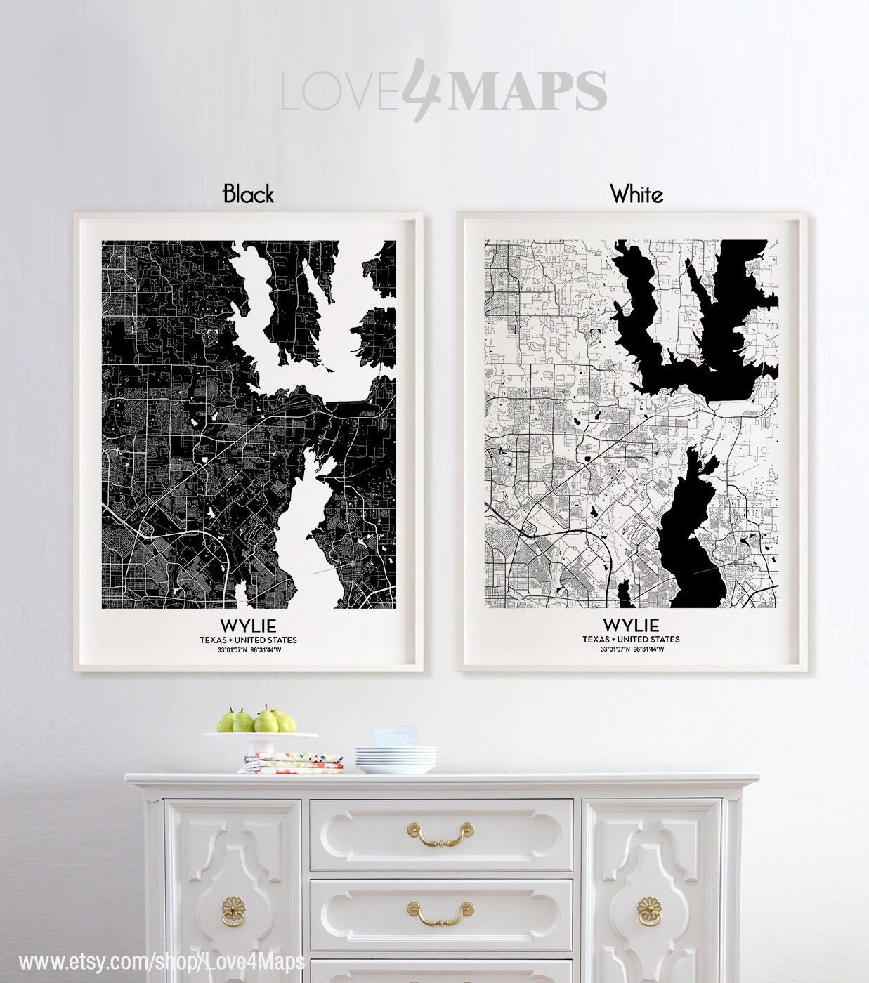 Wylie Texas Map Wylie City Print Wylie Poster Personalized - Etsy