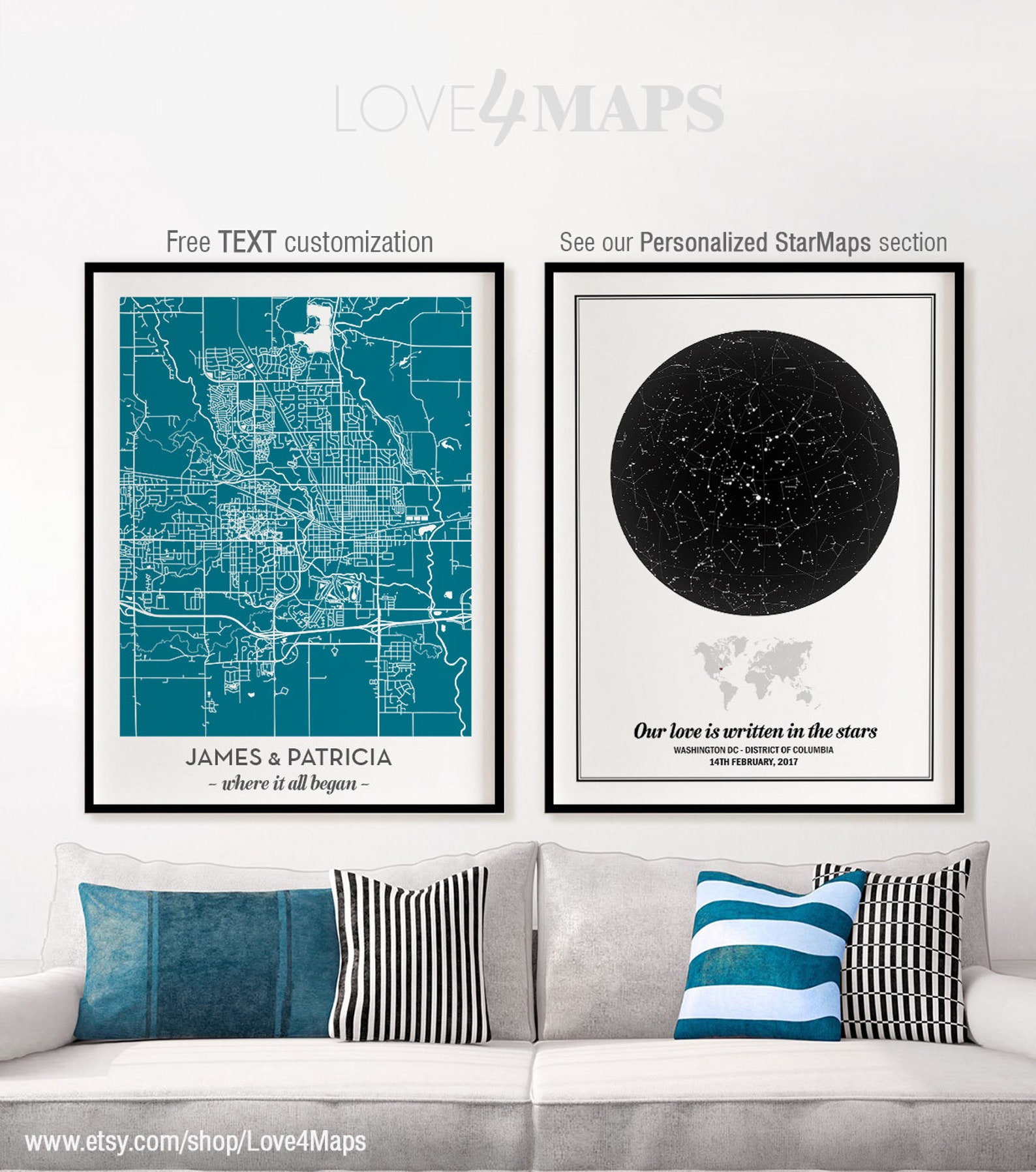 Ames Iowa Map Ames City Print Ames Poster Personalized | Etsy