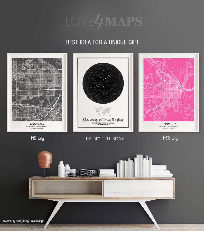 Fontana CA City Map Poster Print Wall Art Decor Fontana - Etsy