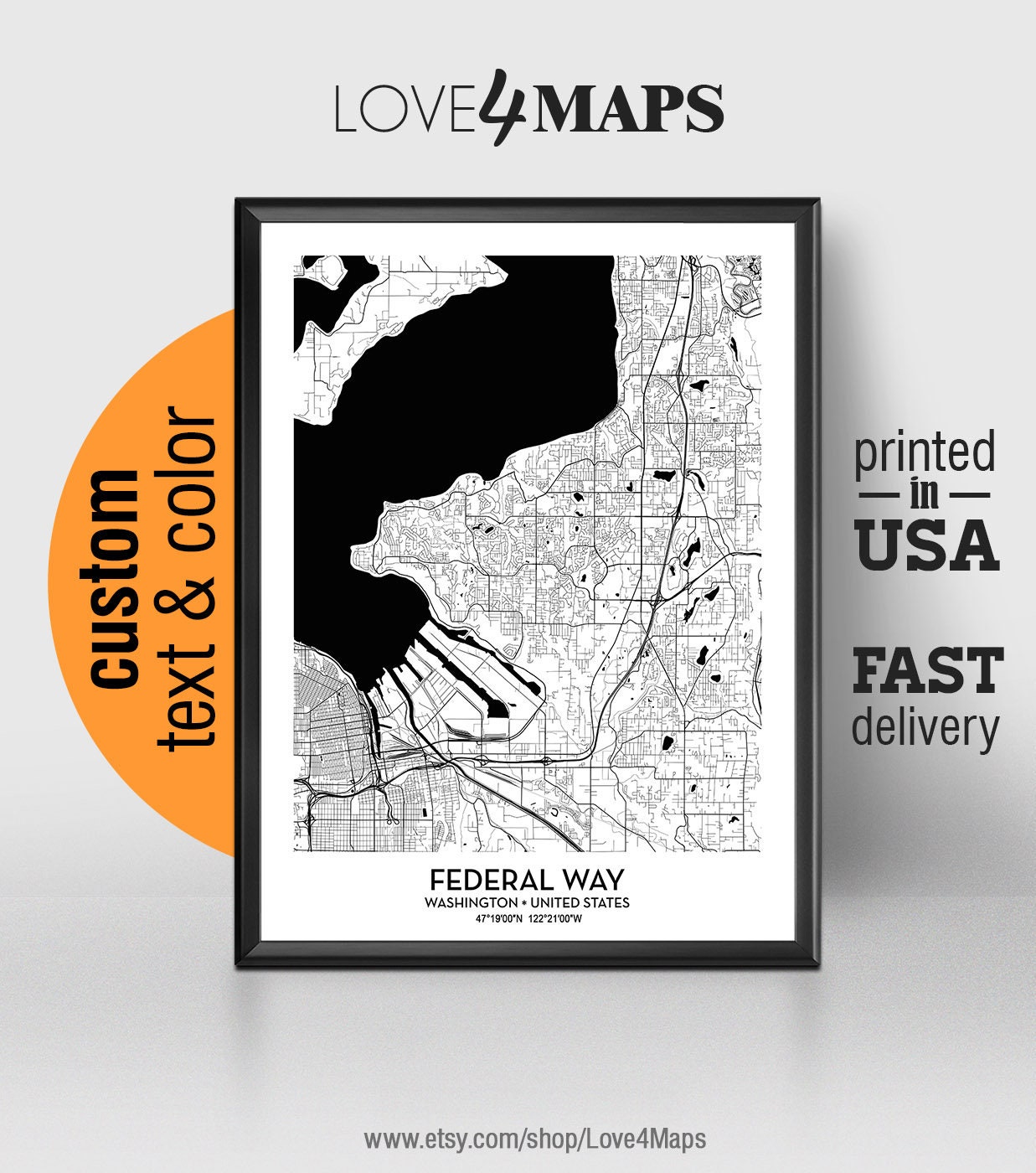 Map Of Federal Way Wa
