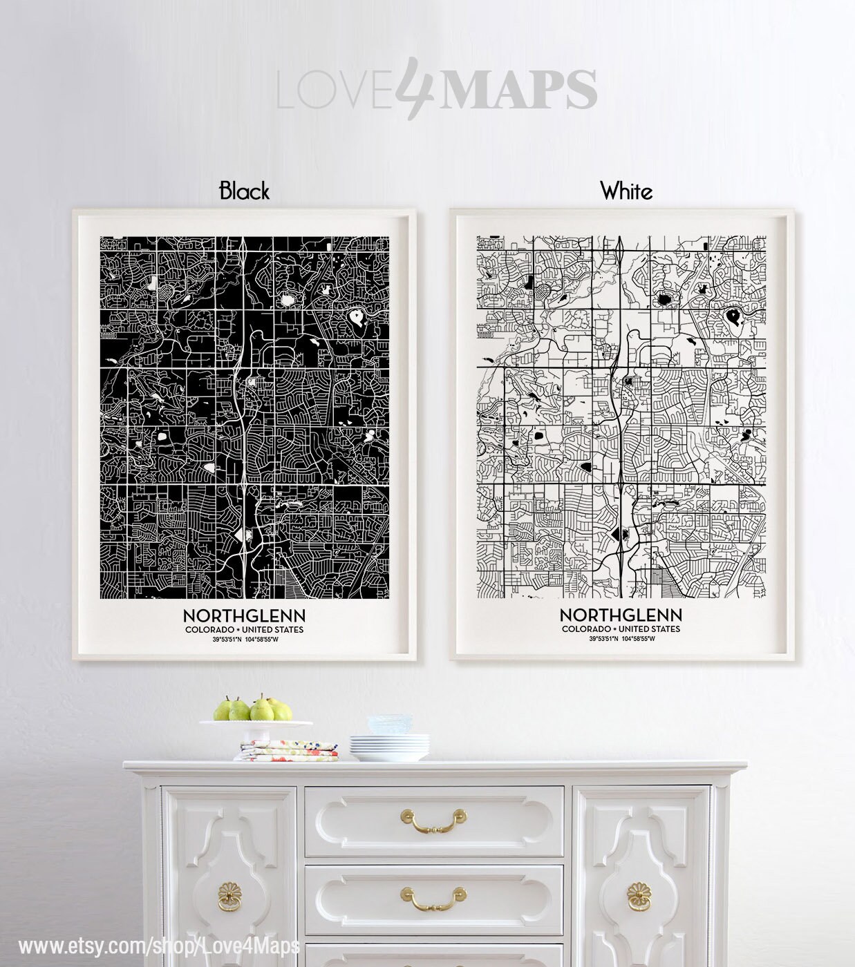 Northglenn Colorado Map Northglenn City Print Northglenn | Etsy