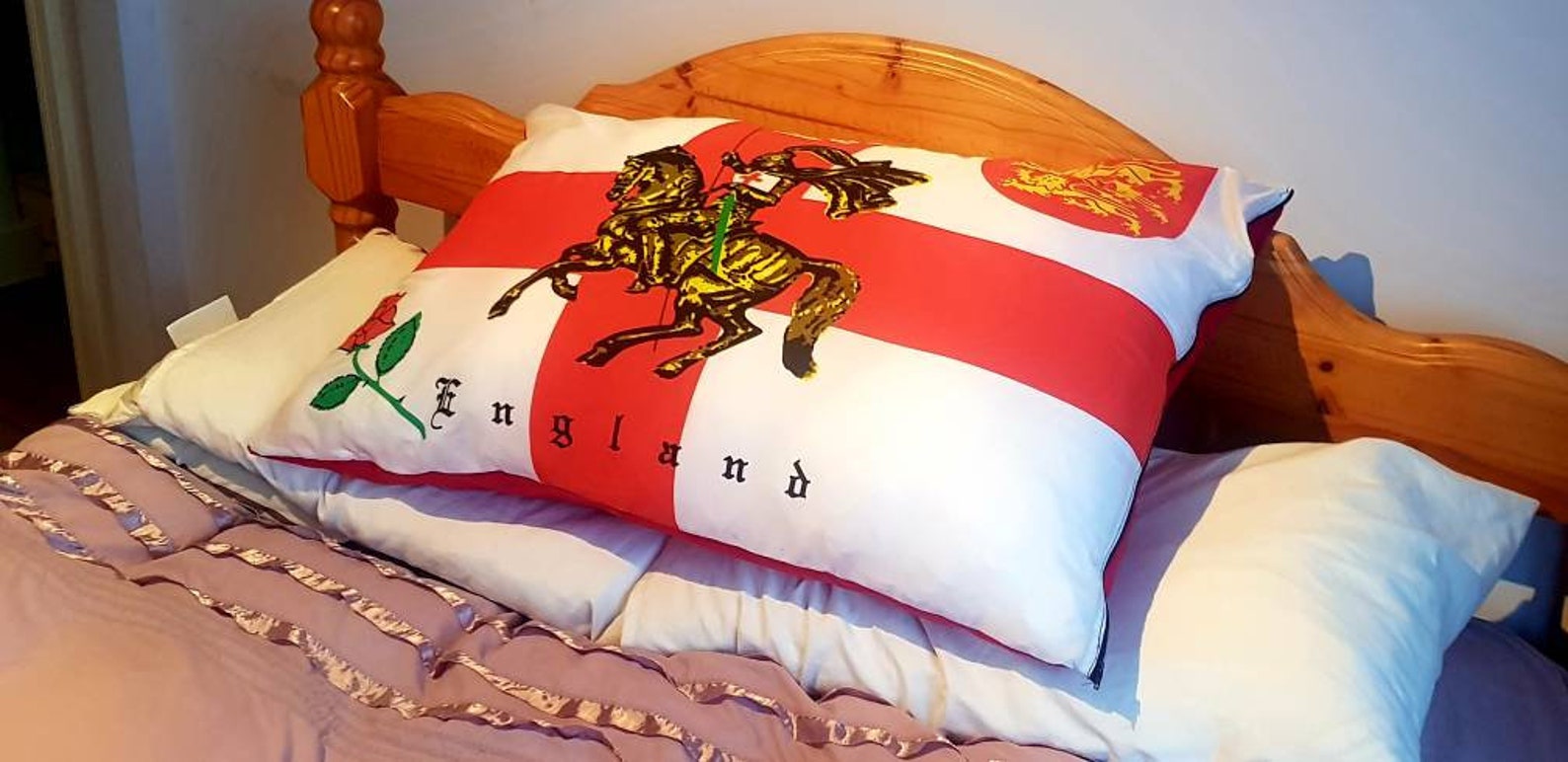 Large England Flag Pillow Cover - Etsy