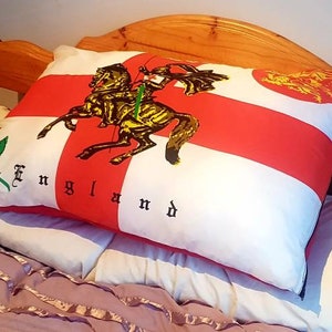 Large England Flag Pillow Cover - Etsy