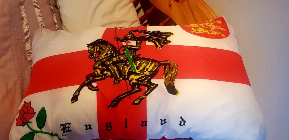 Large England Flag Pillow Cover - Etsy