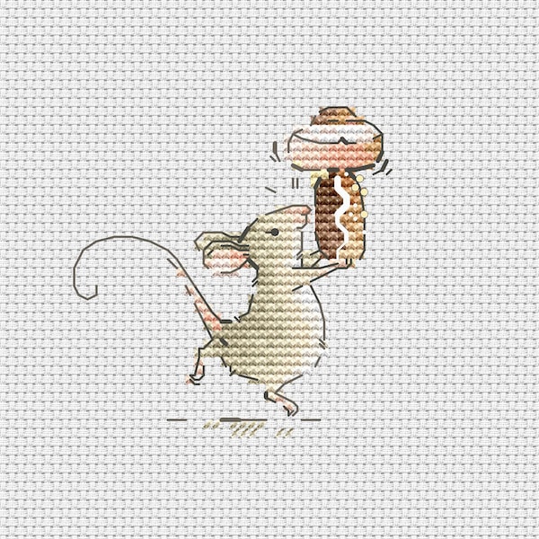 Mouse Cross Stitch - Etsy