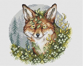 Fox Cross Stitch | Etsy