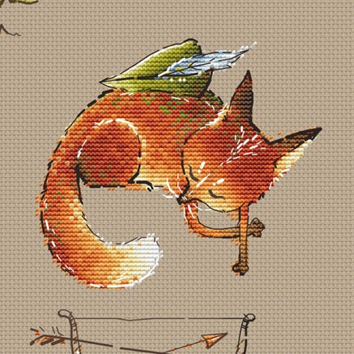Robin Hood Fox Cross Stitch Pattern Hero Fox Cross Stitch - Etsy
