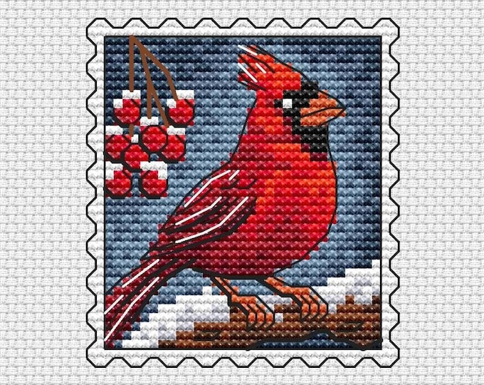 Little Plover Bird Cross Stitch Pattern Small Bird Instant Download Pdf ...