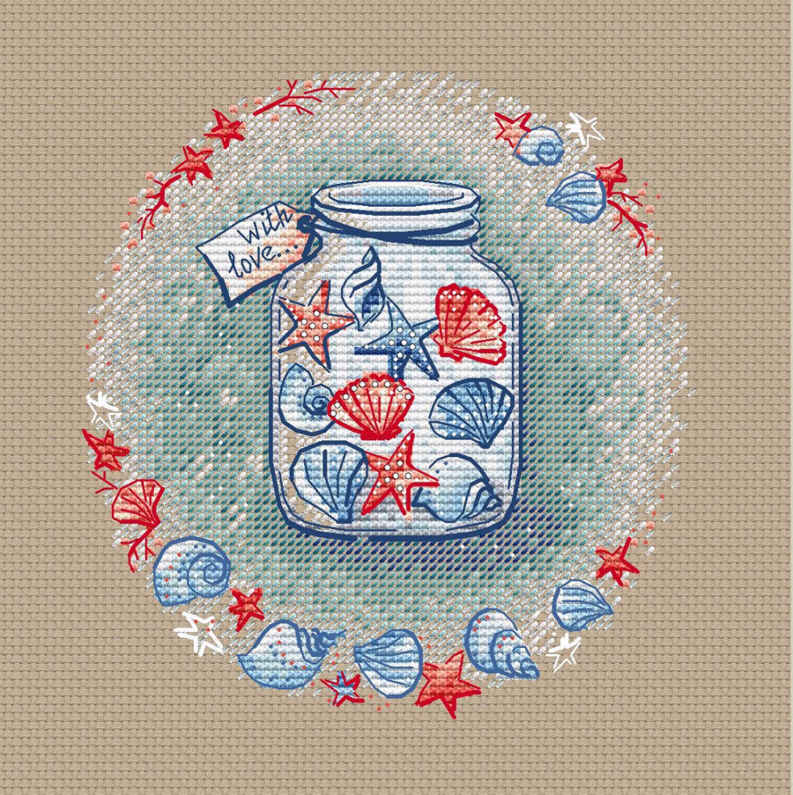 Sea Shells Cross Stitch Pattern Shell Cross Stitch Memories in - Etsy