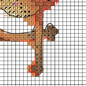 Robin Hood Fox Cross Stitch Pattern Hero Fox Cross Stitch Robin Hood ...