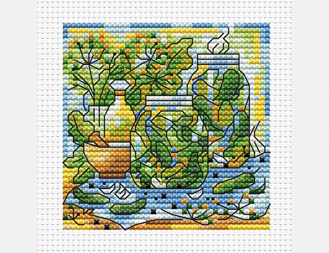 Cucumbers Cross Stitch Pattern - Etsy