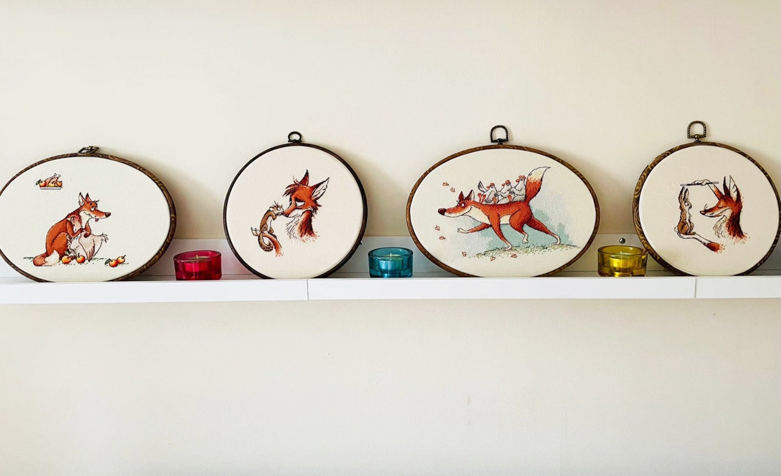 Fox and Gopher Cross Stitch Pattern Cute Fox Cross Stitch - Etsy