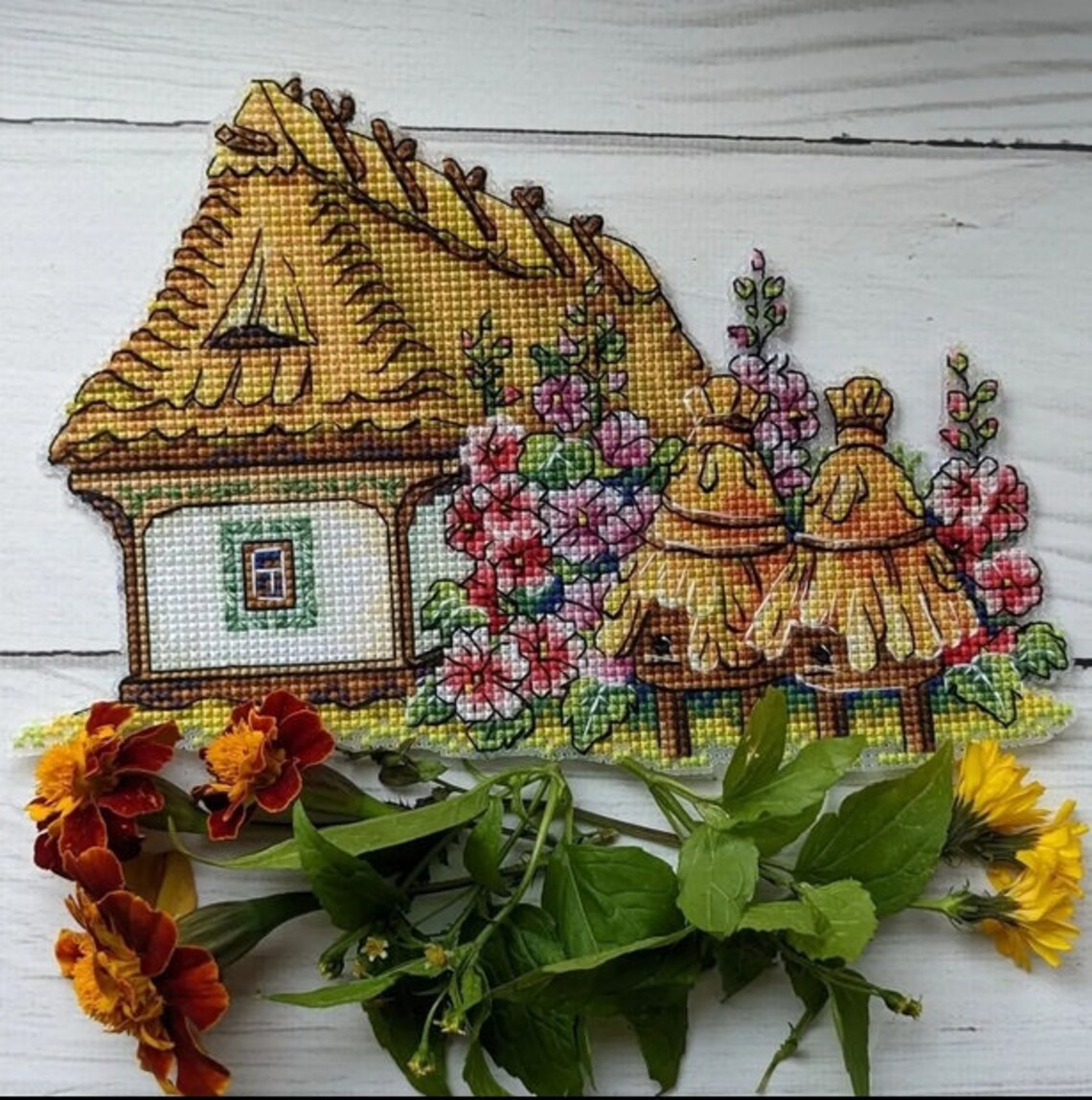 Beehive Cross Stitch Pattern - Etsy