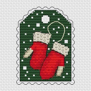 Christmas Tags Cross Stitch Pattern - Etsy