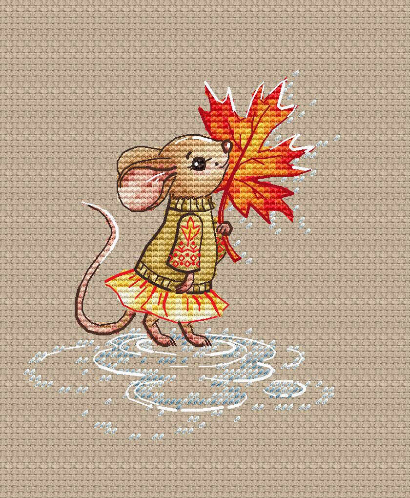 Patterns Cute Little Mouse House Cross Stitch Pattern Craft Supplies ...