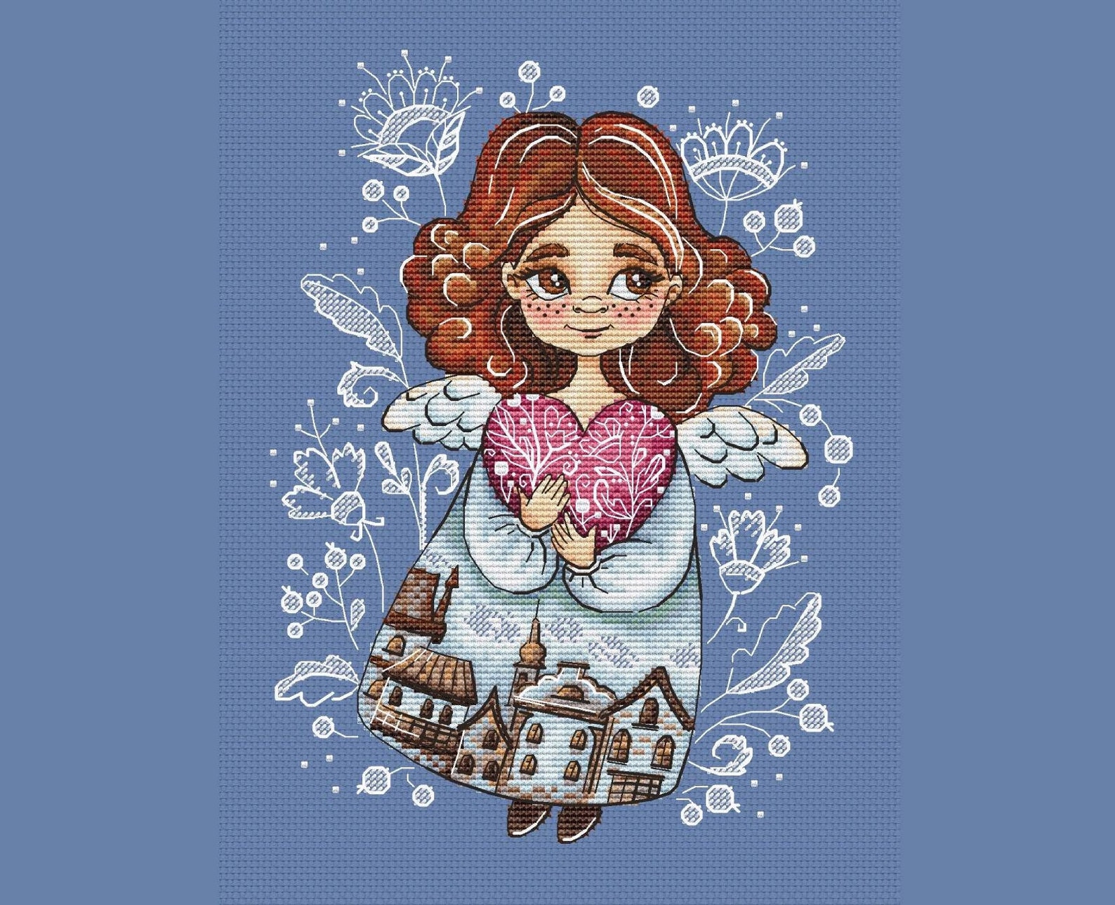 Angel Cross Stitch Pattern - Etsy