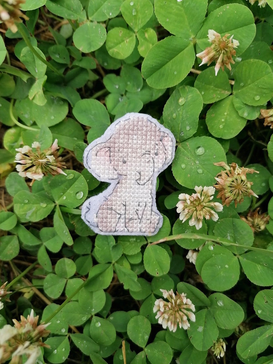 Tiny Elephant Cross Stitch Pattern Little Elephant Cross - Etsy