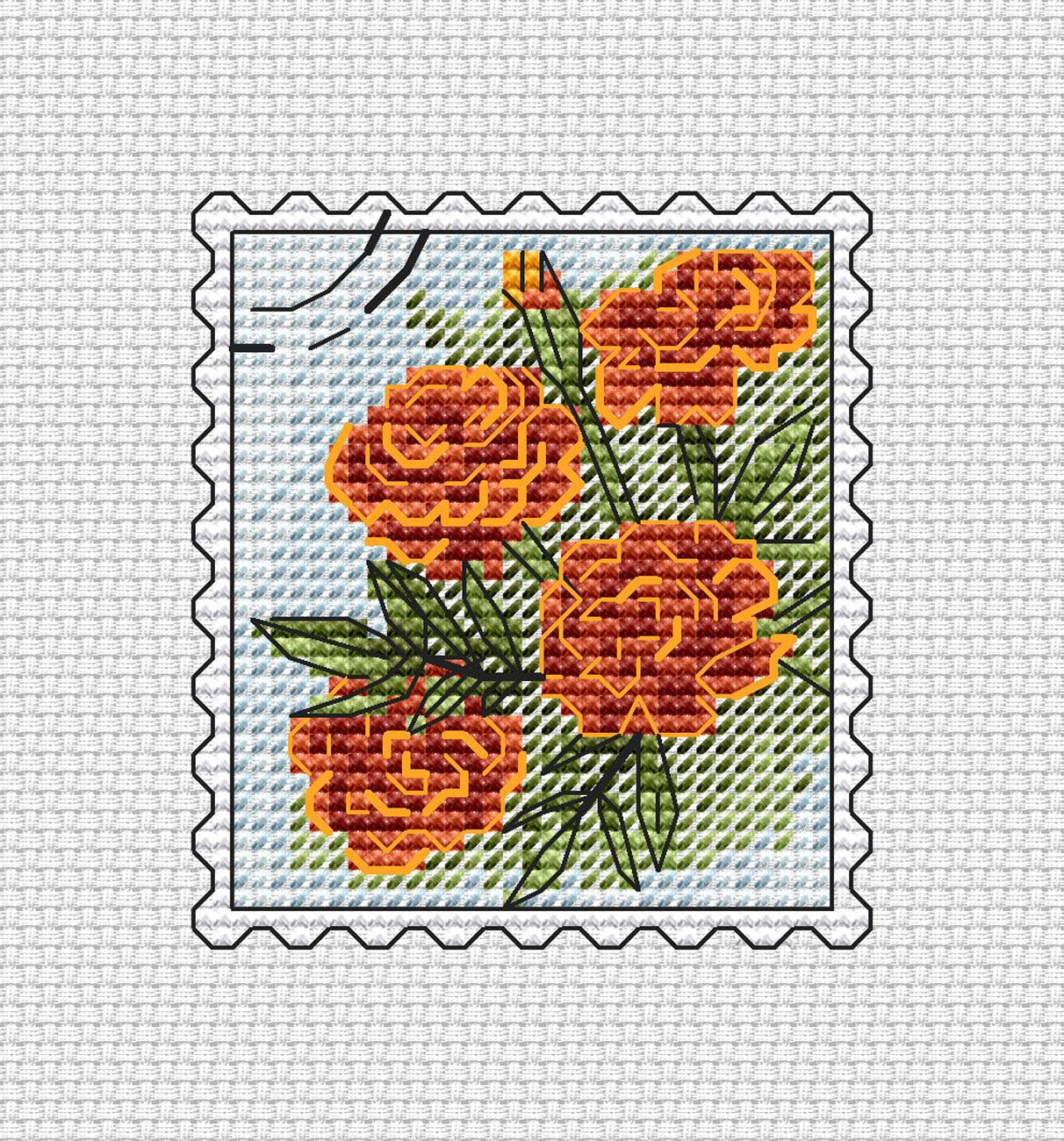 Cross Stitch Pattern Maker Flower