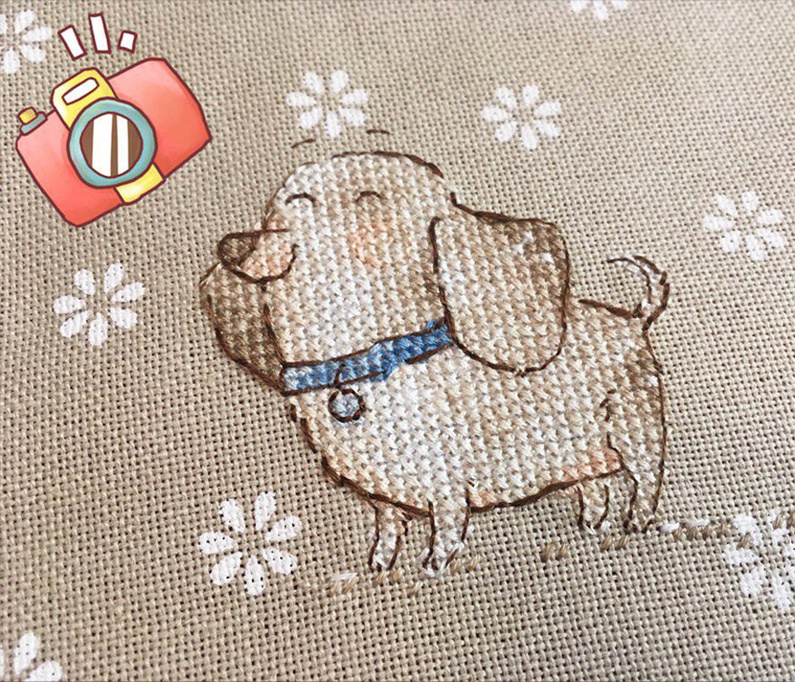 Cute Puppy Cross Stitch Pattern Small Dog Instant Download Pdf | Etsy