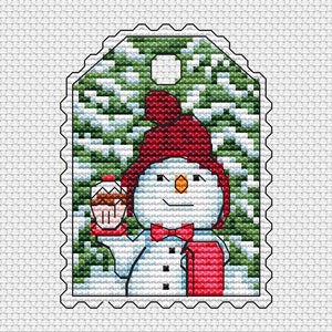 Christmas Tags Cross Stitch Pattern - Etsy