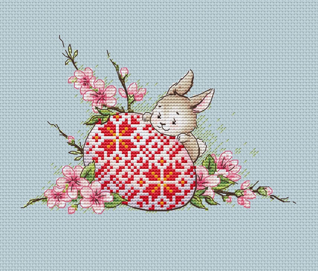 Easter Egg Cross Stitch Pattern - Etsy