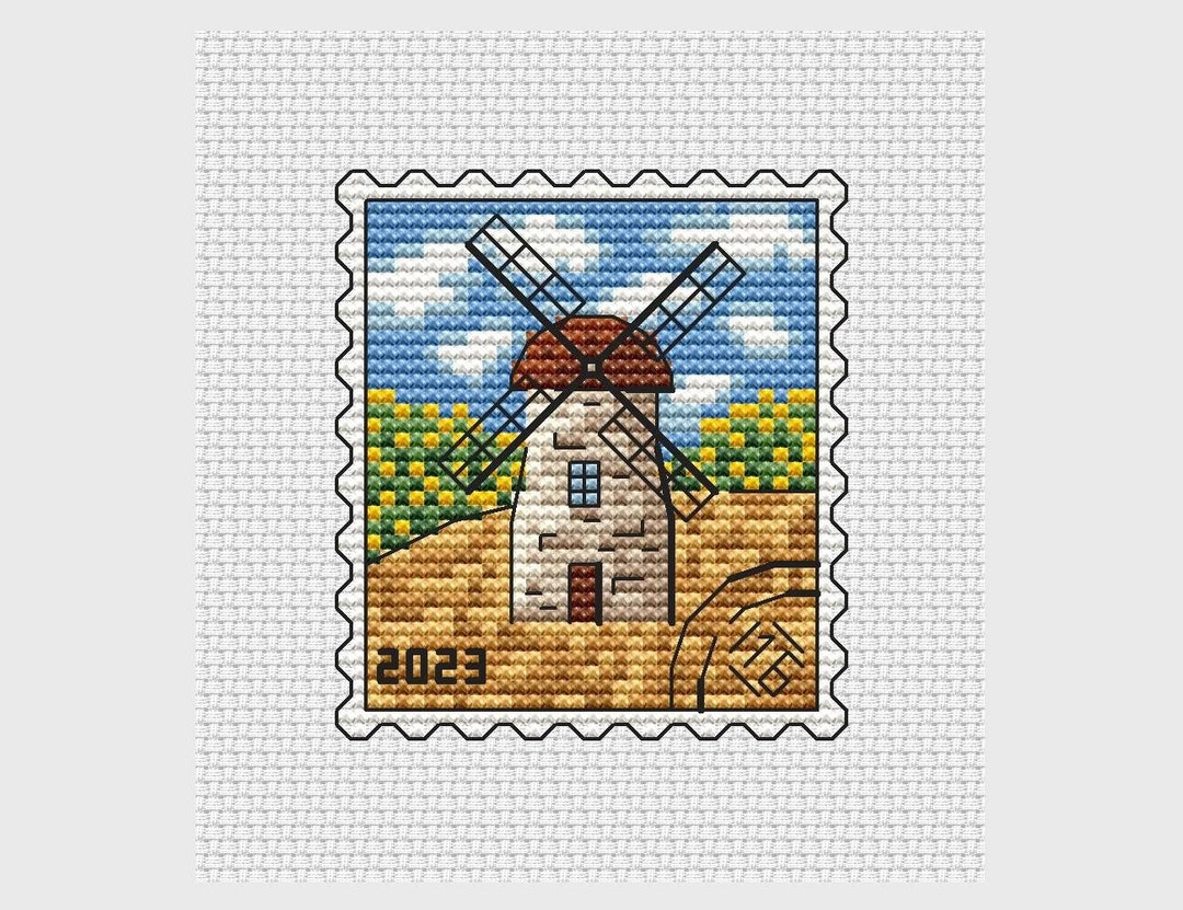 Mill Cross Stitch Pattern - Etsy