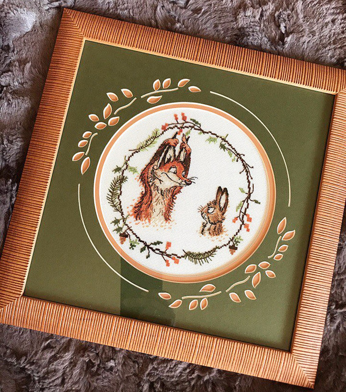Fox and Rabbit Cross Stitch Pattern Fox and Bunny Friends - Etsy UK