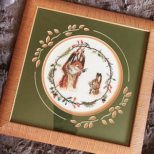Fox and Rabbit Cross Stitch Pattern Fox and Bunny Friends Instant ...