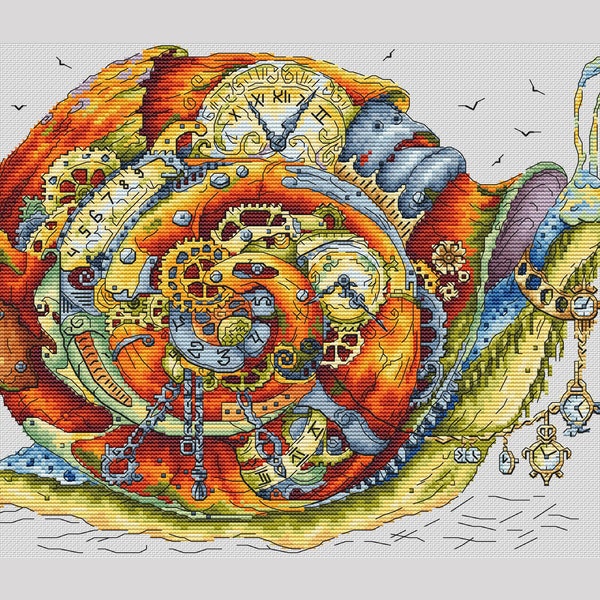 Cross Stitch Clock Face Pattern - Etsy