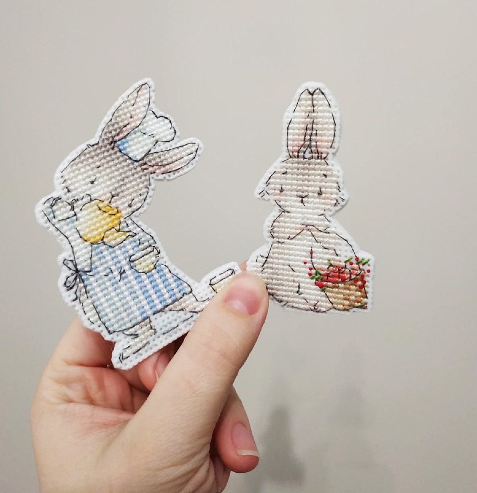 Cute Cook Cross Stitch Pattern Bunny With Cup of Tea Cross Stitch ...