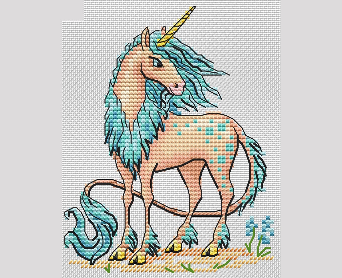Unicorn Cross Stitch Pattern - Etsy