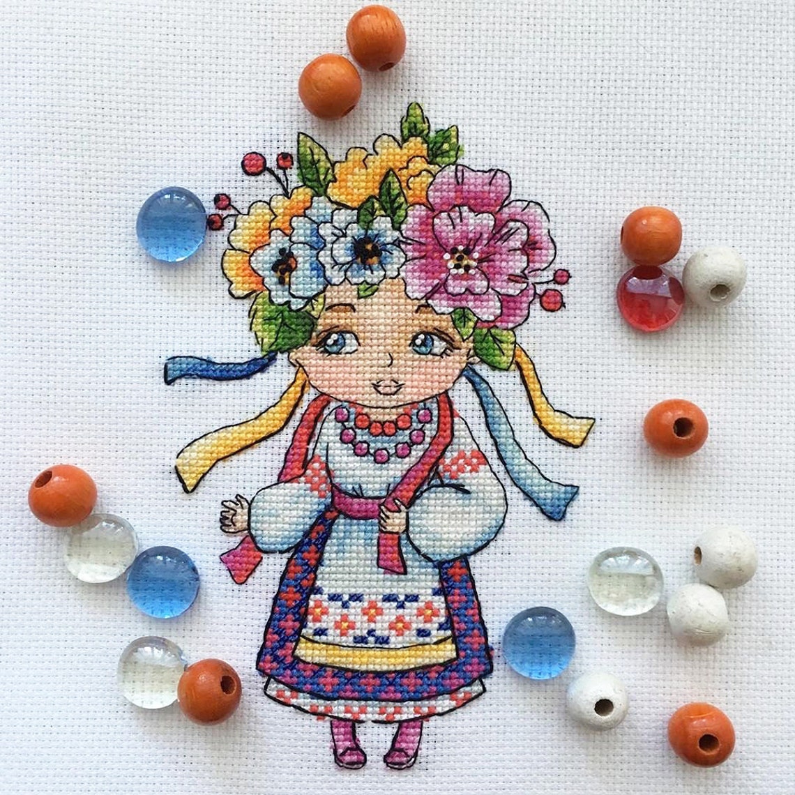Ukrainian Doll Cross Stitch Pattern Ukraine Digital Download - Etsy