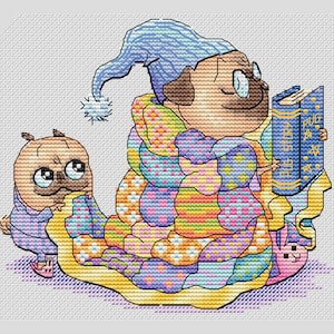 Good Night Cross Stitch Pattern - Etsy