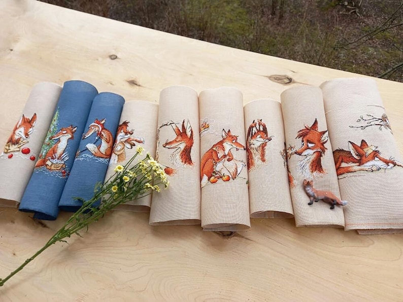 Fox and Rabbit Cross Stitch Pattern Fox and Bunny Friends - Etsy