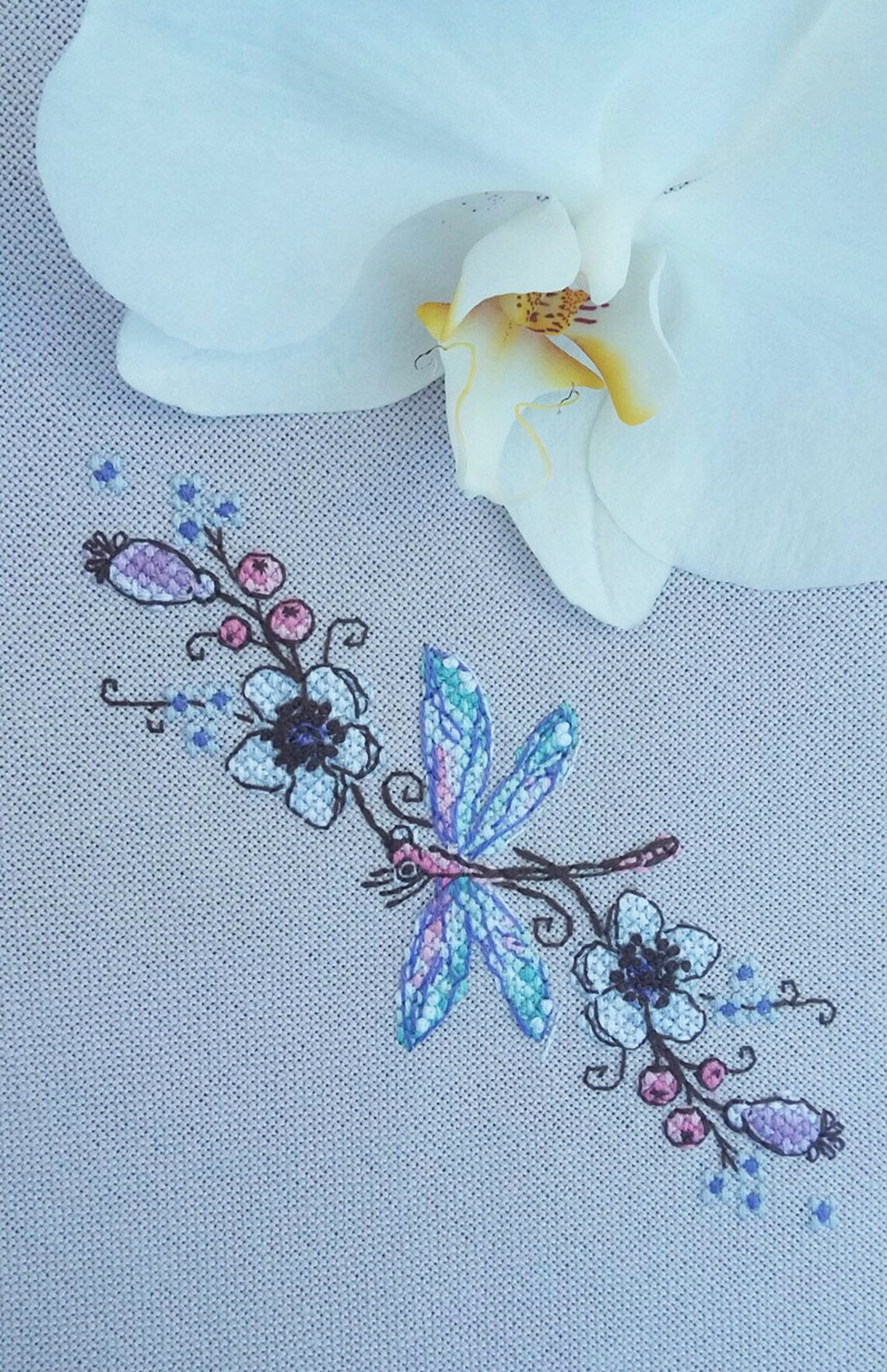 Dragonfly Cross Stitch Pattern Instant Download Pdf Dragonfly - Etsy