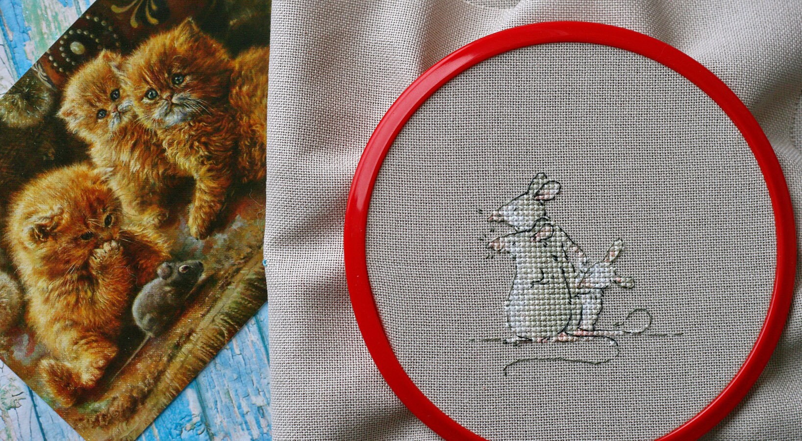 Mice Family Cross Stitch Pattern Three Mice Cross Stitch Cute Mouse ...