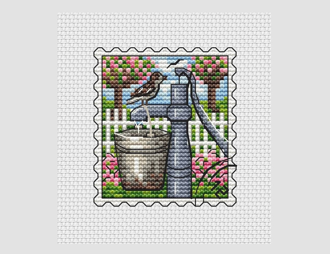 Water Pump Cross Stitch Pattern - Etsy