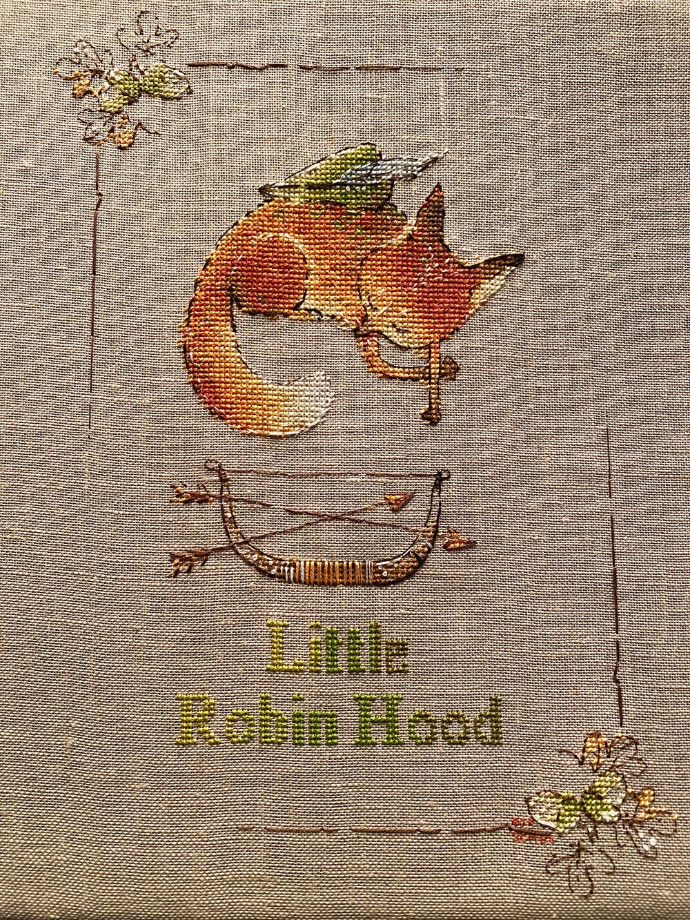 Robin Hood Fox Cross Stitch Pattern Hero Fox Cross Stitch | Etsy