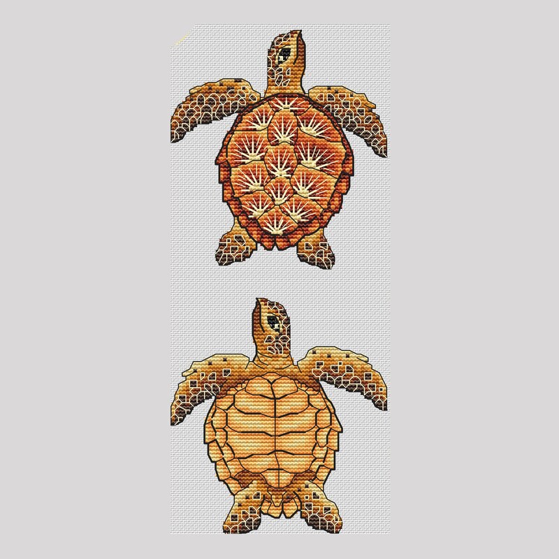 Turtle Cross Stitch - Etsy