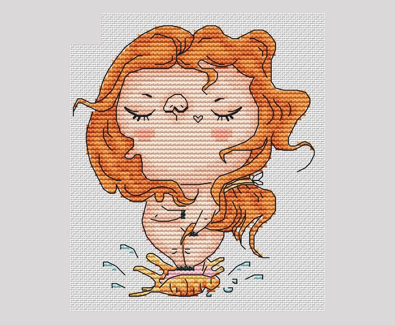 Pig Goddess Cross Stitch Pattern | Etsy