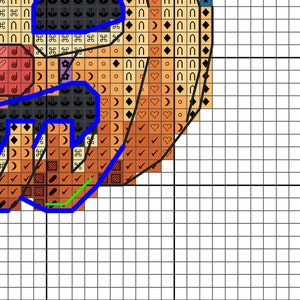 Set of Spooky Pumpkins Cross Stitch Pattern Halloween Cross Stitch ...