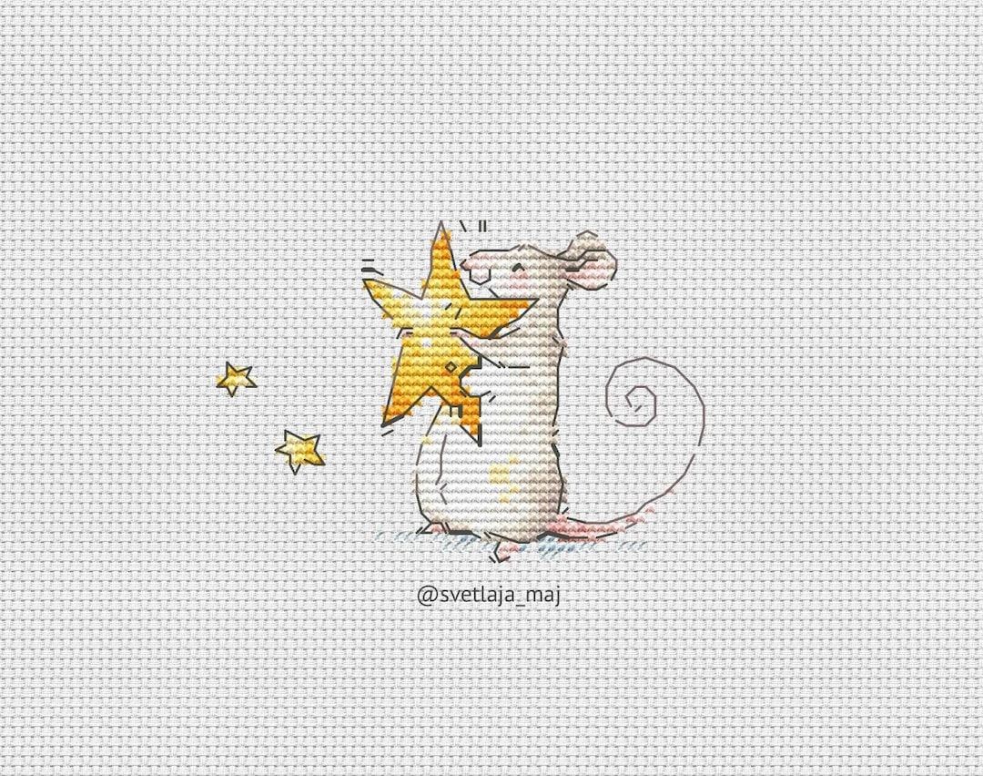 Little Star Cross Stitch Pattern - Etsy