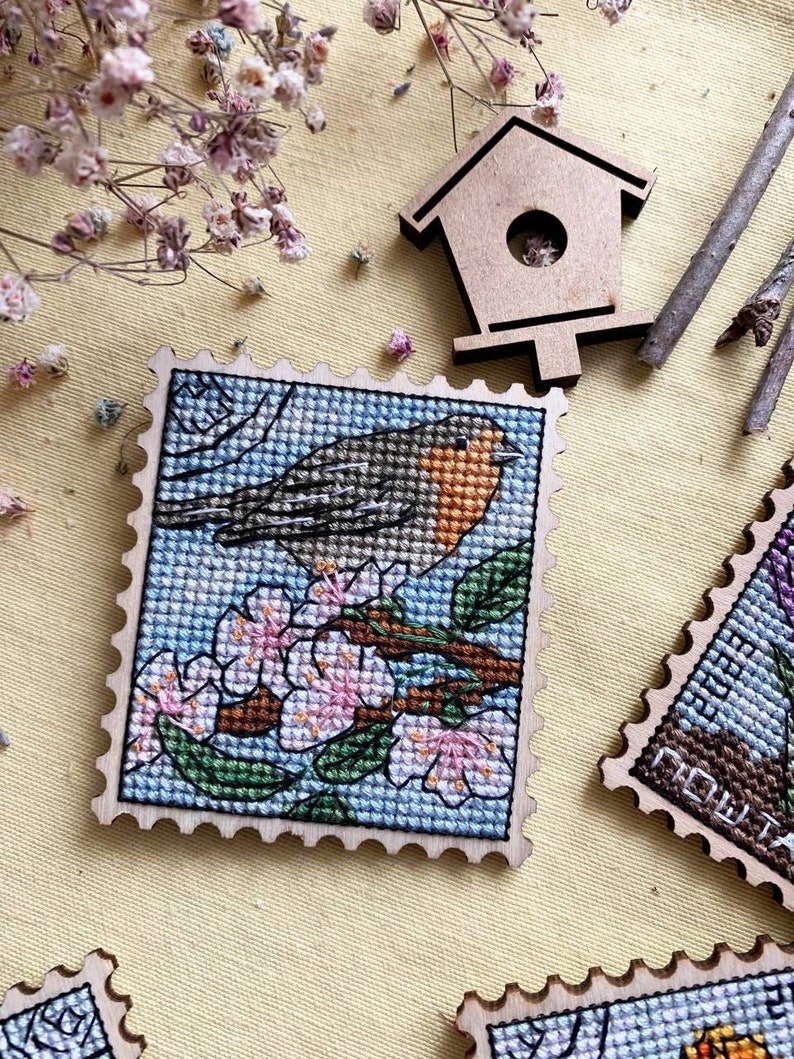 Robin Cross Stitch Pattern - Etsy