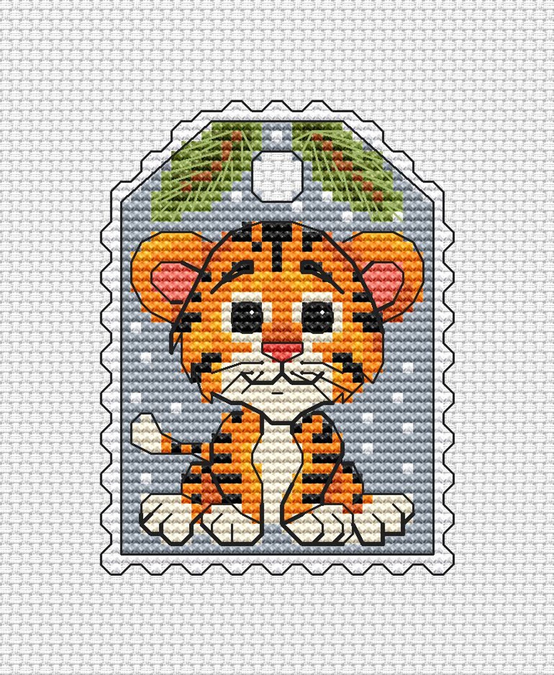 Christmas Tags Cross Stitch Pattern - Etsy