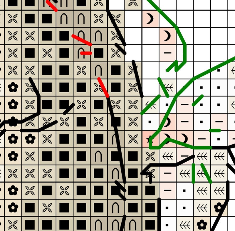 Mice Family Cross Stitch Pattern Three Mice Cross Stitch Cute Mouse ...