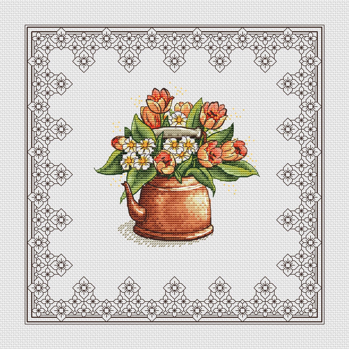 Sewing & Needlecraft Kits & How To Cross-Stitch 1960s Vogart 698 UNUSED ...