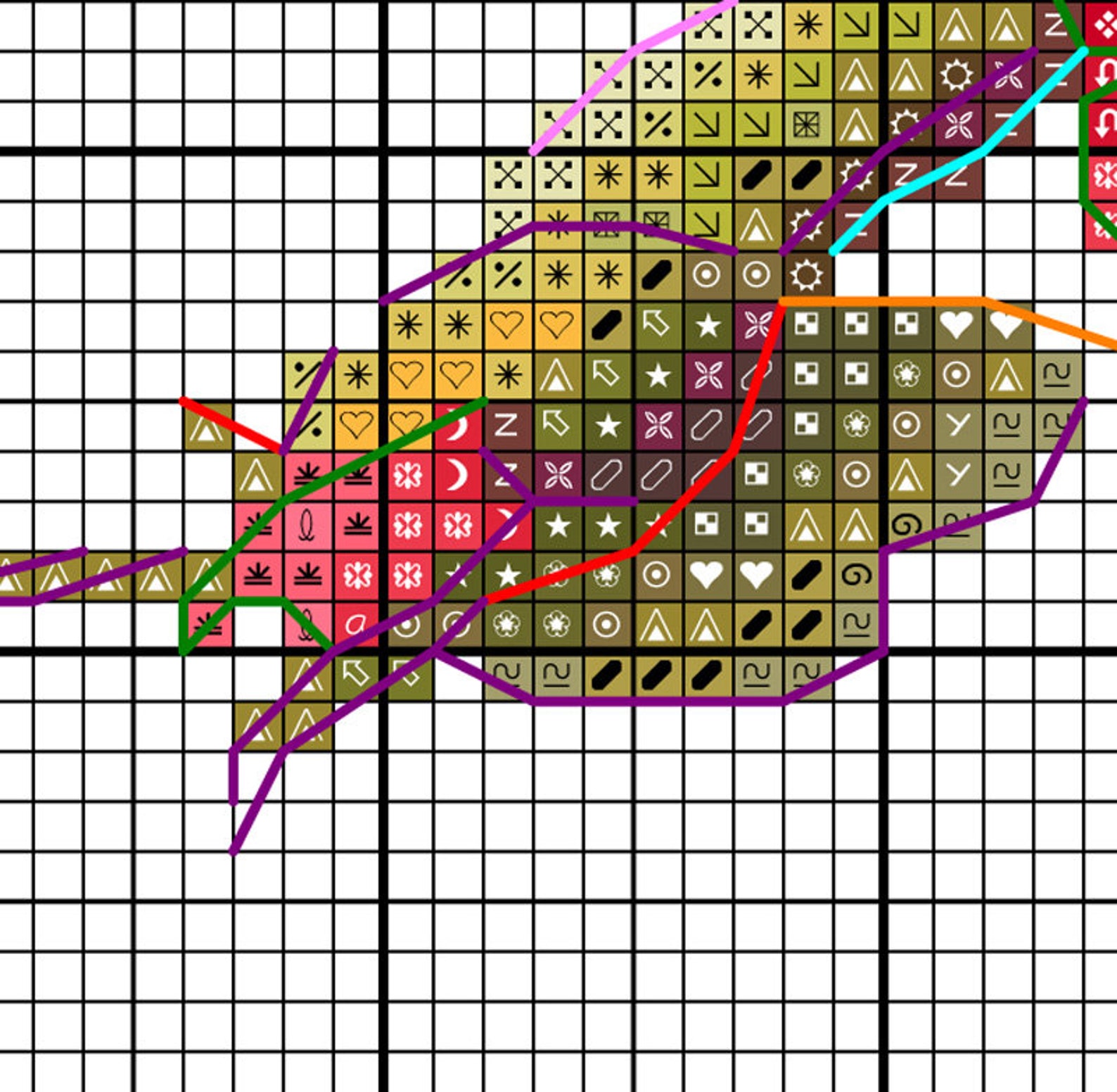 Red Rose Cross Stitch Pattern - Etsy