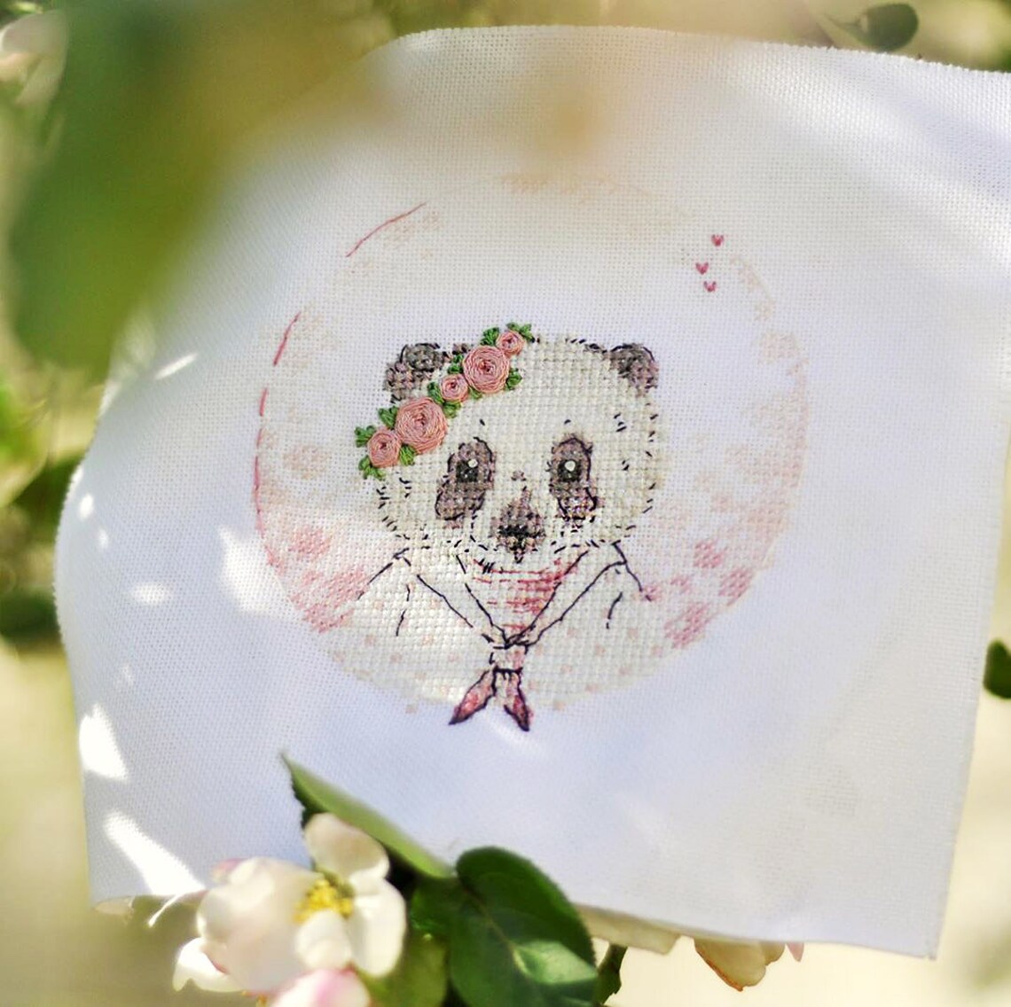 Baby Panda Cross Stitch Pattern Cute Panda Cross Stitch Baby Cross ...